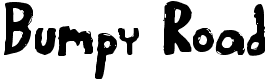 Bumpy Road Fonte | Visualizar