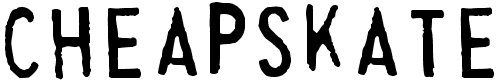 Cheapskate Fonte | Criar Logotipo