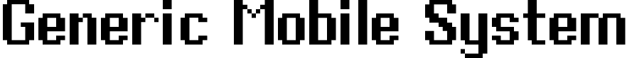 Generic Mobile System Fonte | Visualizar