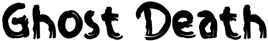 Ghost Death Fonte | Visualizar