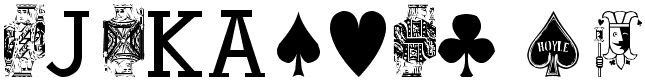 Hoyle Playing Cards Fonte | Visualizar