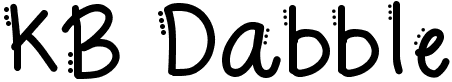 KB Dabble Fonte | Visualizar