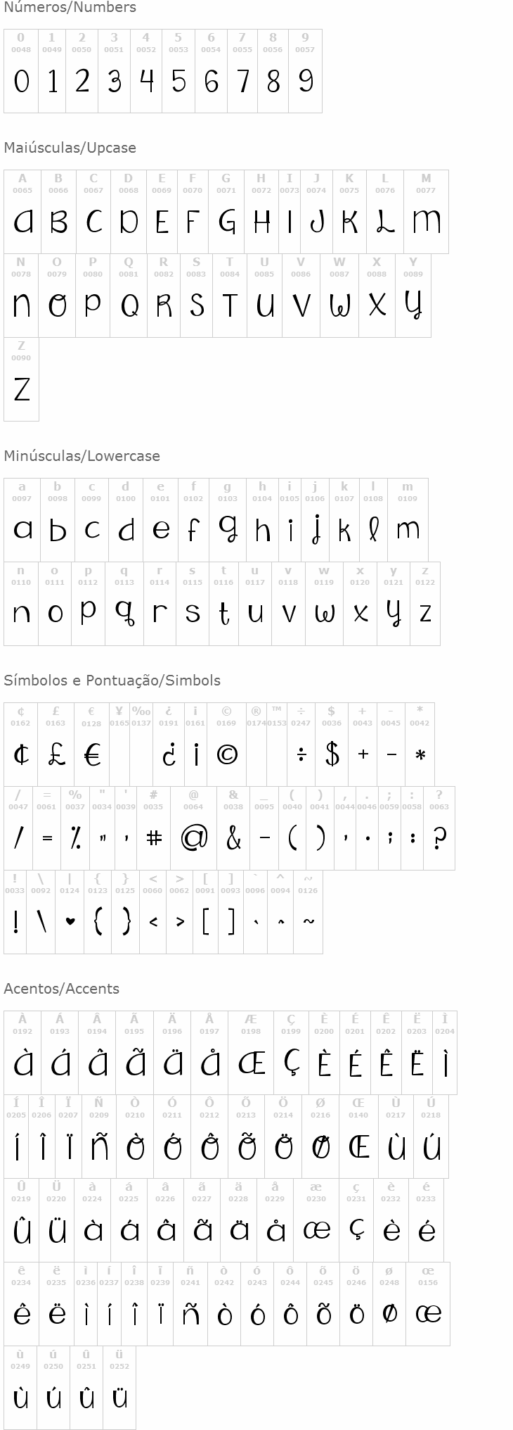 KG Falling Slowly Fonte | Visualizar