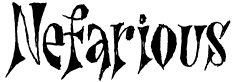 Nefarious Fonte | Criar Logotipo