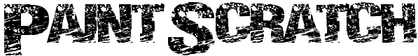 Paint Scratch Fonte | Visualizar