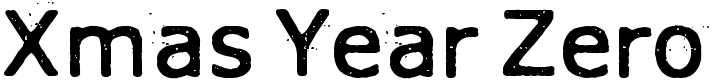Xmas Year Zero Fonte | Visualizar